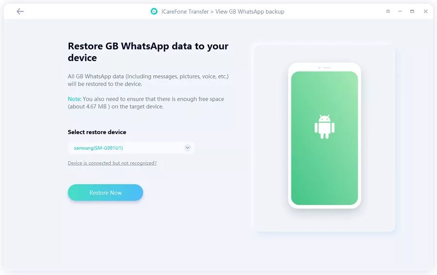 GBWhatsApp Daten Übertragen & Sichern & Wiederherstellen mit iCareFone Transfer - Tenorshare ...