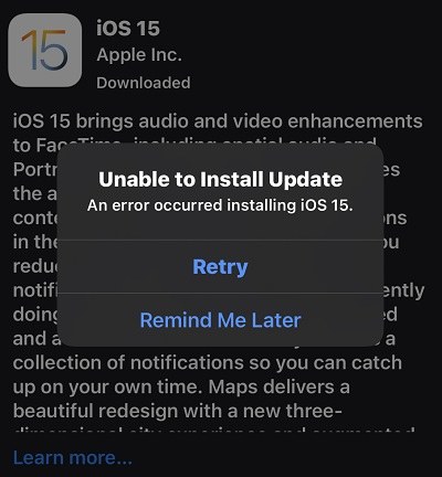 iOS 16 Software-Update fehlgeschlagen, 7 Wege zur Behebung