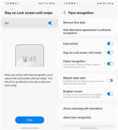 Samsung Gesichtserkennungsfunktion: Wie man sie einrichtet